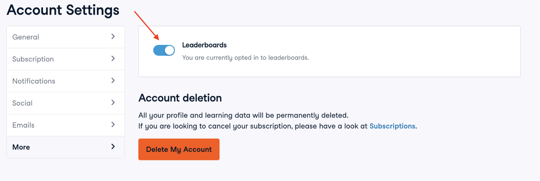For Individuals | Learn Leaderboard – Support | DataCamp